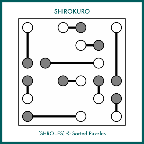 Shirokuro [SHRO-4-004P] - Sorted Puzzles