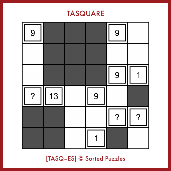 Tasquare [TASQ-5-005P] - Sorted Puzzles